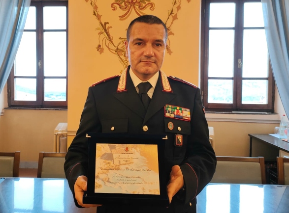 Il saluto al luogotenente Angelo Meoli | MaremmaOggi