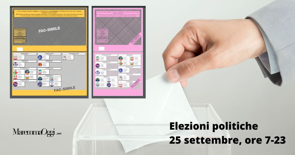 Il 25 le elezioni, le istruzioni per votare | MaremmaOggi