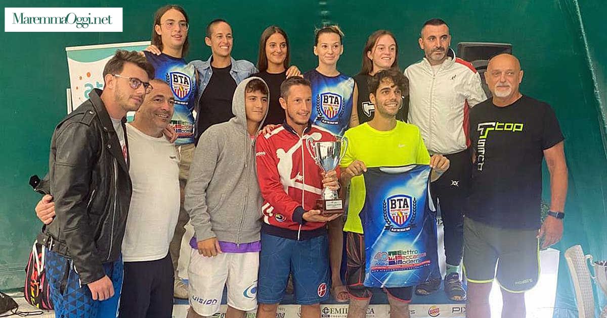 Beach tennis, Bta Grosseto vice campione d'Italia a squadre