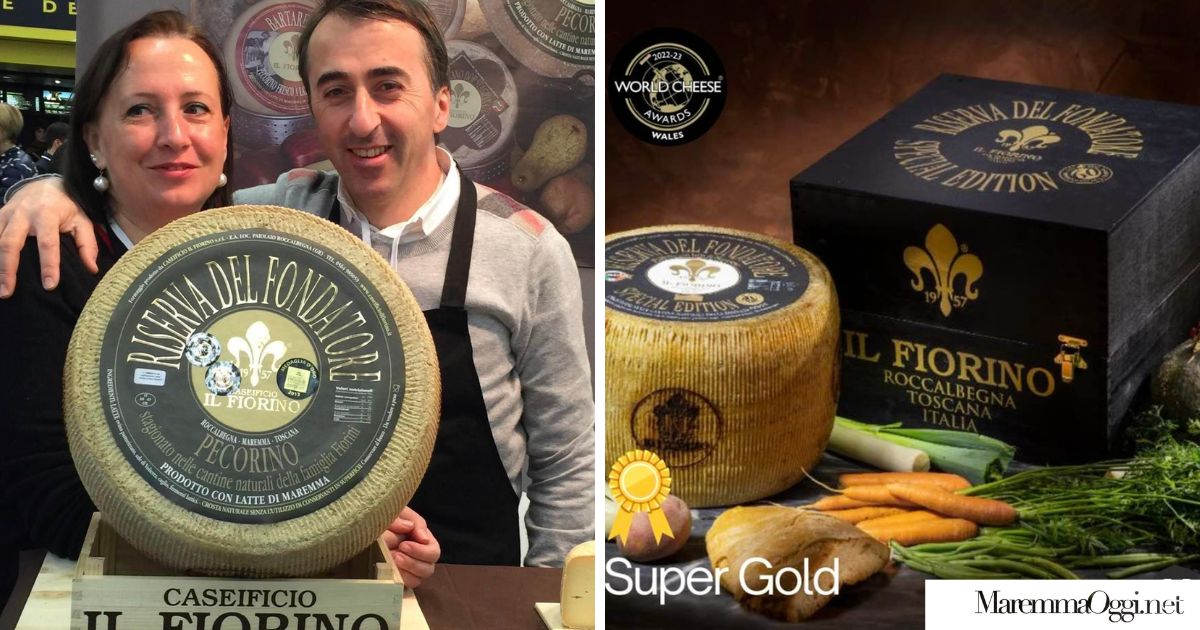 Cacio di Maremma, cacio top al mondo. Domina Il Fiorino