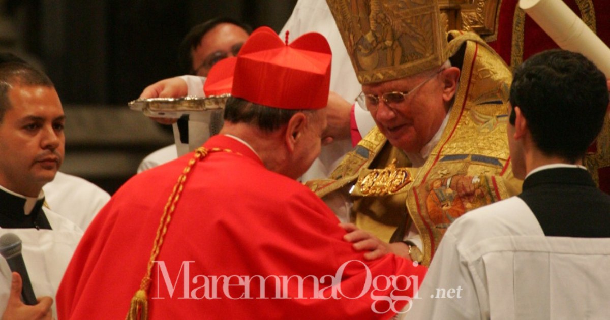 La Maremma grata a Ratzinger per il cardinale Angelo Comastri