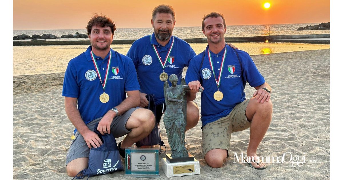 Pesca in apnea: il club subacqueo grossetano campione d'Italia ...