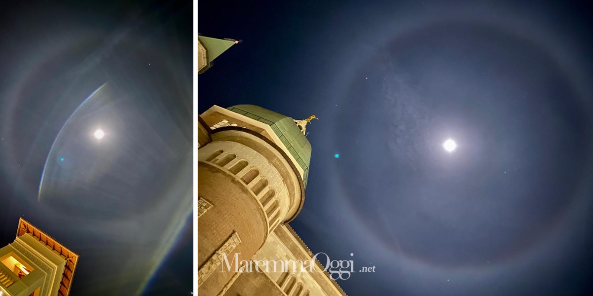 Il magico alone lunare nel cielo di Grosseto. Ecco cos'è | MaremmaOggi