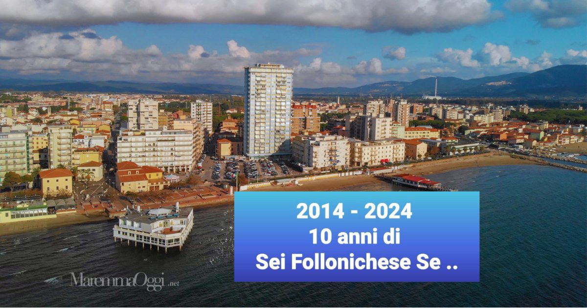 La piazza più grande di Follonica è on line da 10 anni. La festa del gruppo