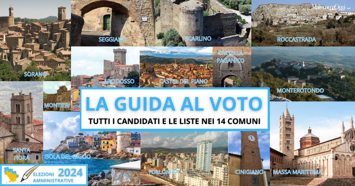 La Maremma al voto, la guida completa. 14 Comuni, le liste e i ...