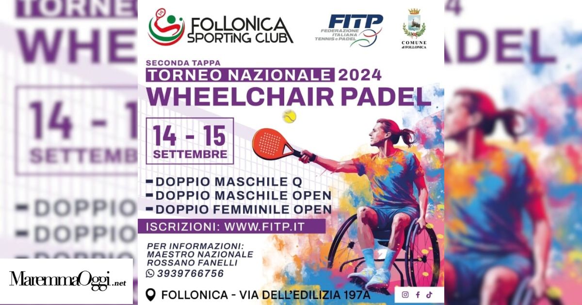 A Follonica i tricolori di padel in carrozzina | MaremmaOggi