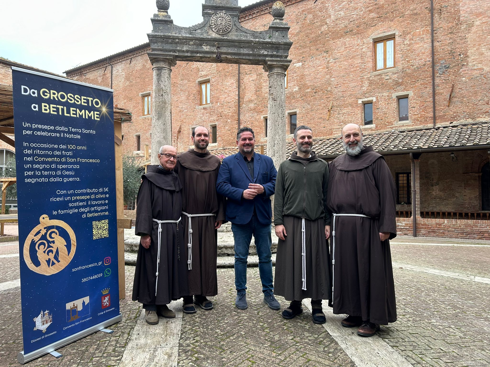 Frati francescani, un secolo a Grosseto. Si festeggia per la pace ...