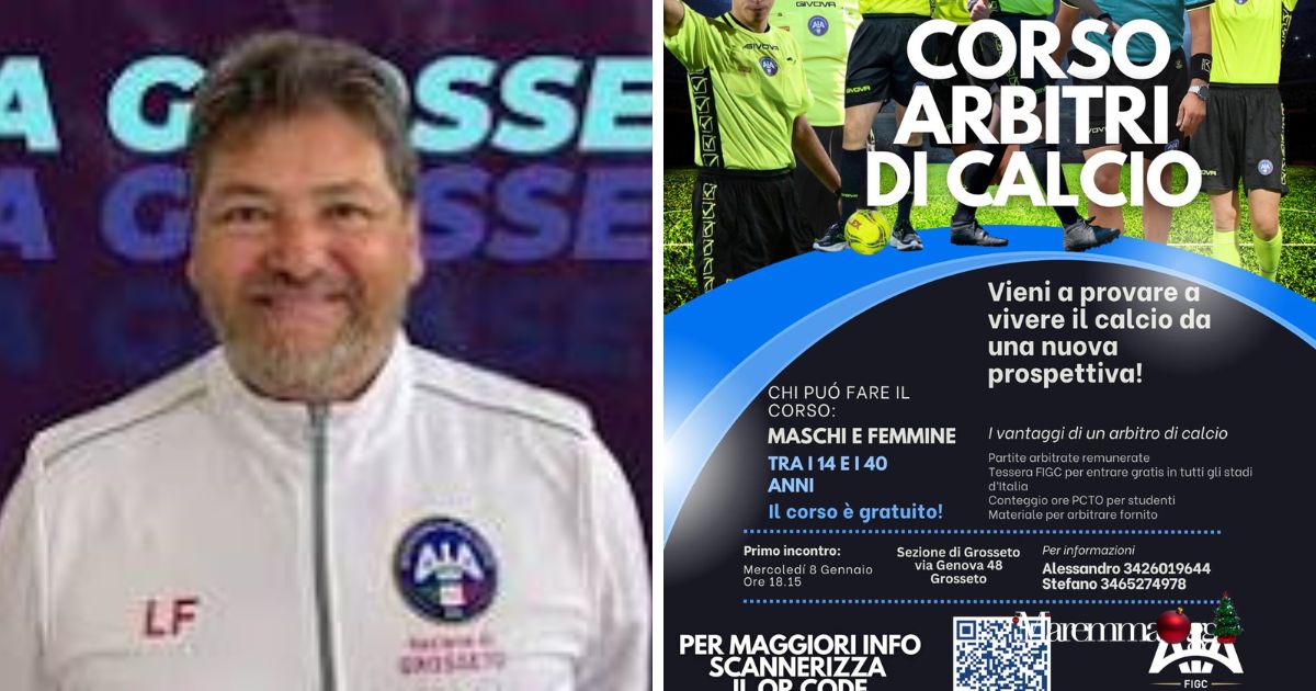 Vuoi diventare arbitro di calcio? Ecco come | MaremmaOggi