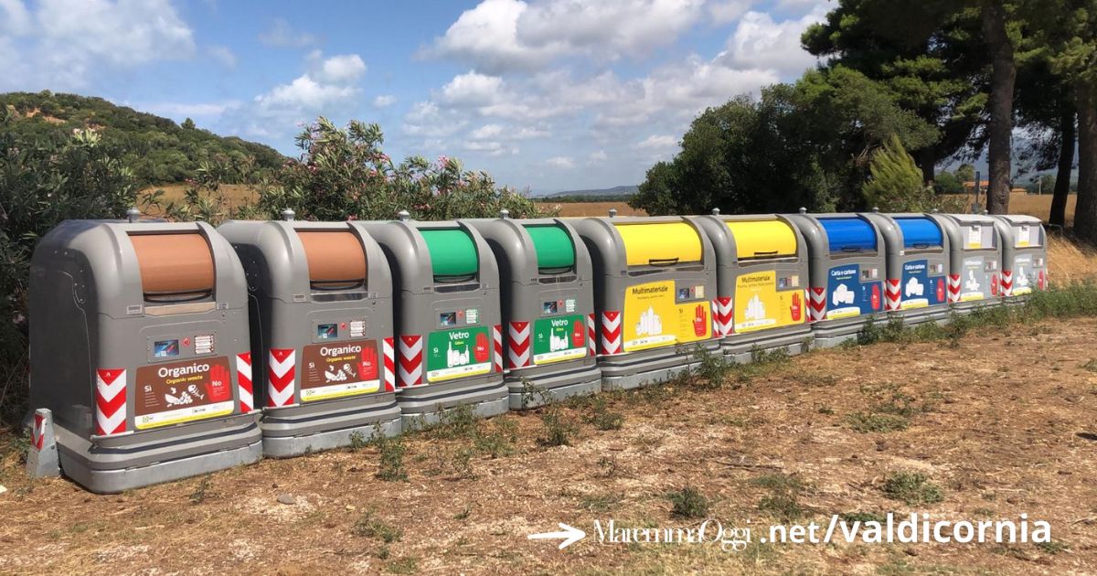 Una nuova postazione di cassonetti smart | MaremmaOggi