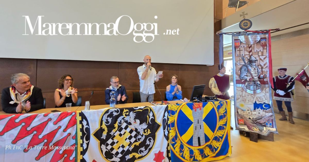 Svelato il drappo del Balestro del Girifalco | MaremmaOggi